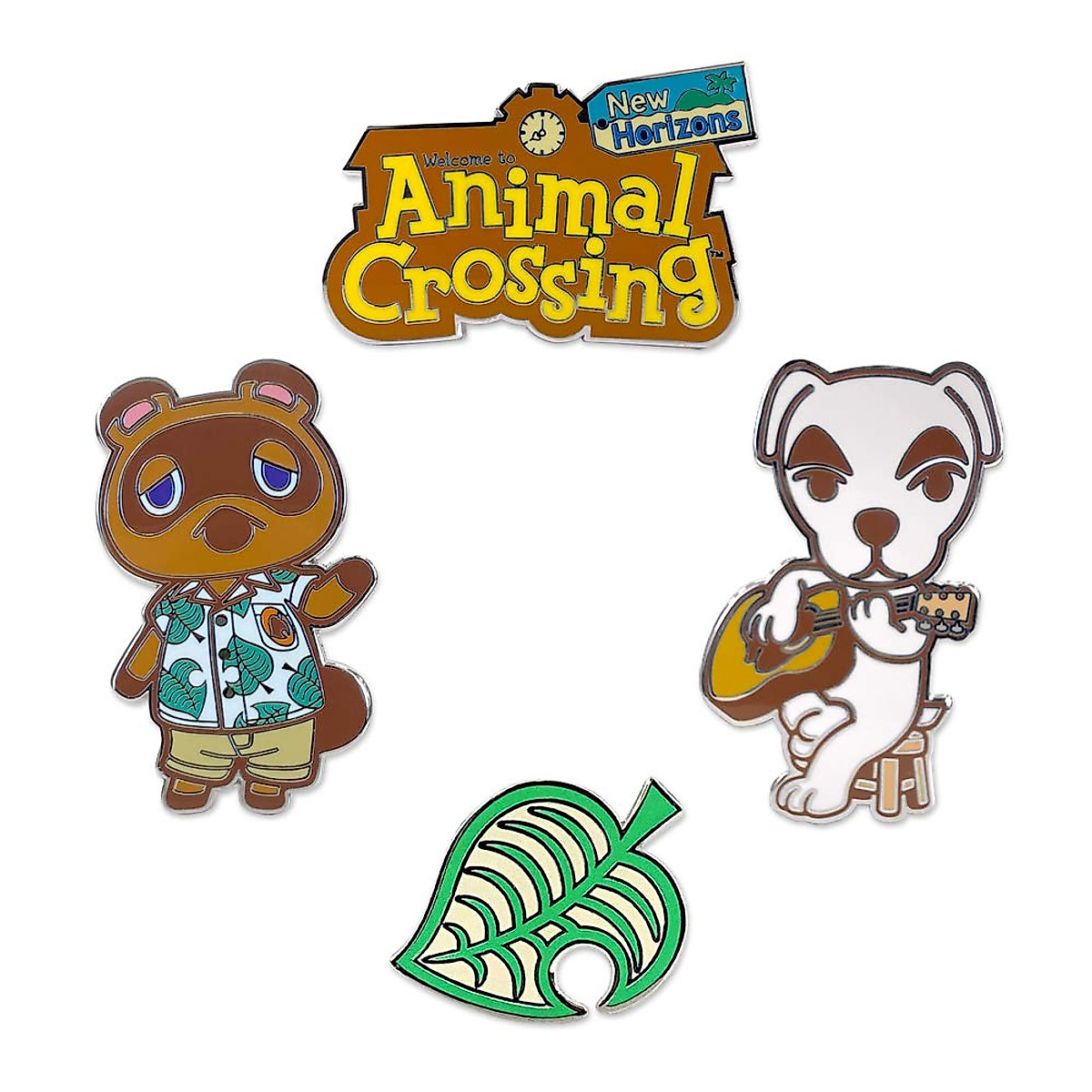 Controller Gear Animal Crossing Lapel Pin Set (New Horizons)