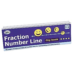 Didax Educational Resources Fraction# Line Flip Book Math Resource, 12 x .50 x 4.38 inches