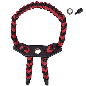Bow Wrist Sling - Multi Functional Survival Compound Bow & Traditional Bow Wrist Sling for Hunting & Shooting - Easy Adjustable and Successive Length -2 Color