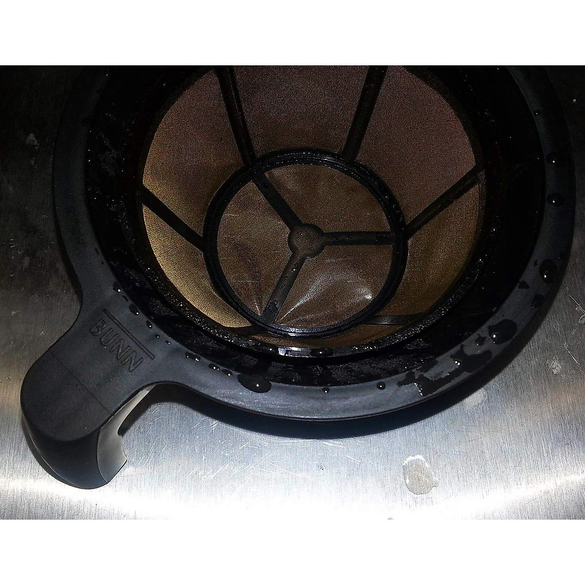 NRP Mesh Bottom Coffee Permanent Filter Universal Fit 10-cup BUNN Coffeemaker BTX, GRX, HG, HT NHB, NHS, ST & Other 12cup Filter Coffeemakers