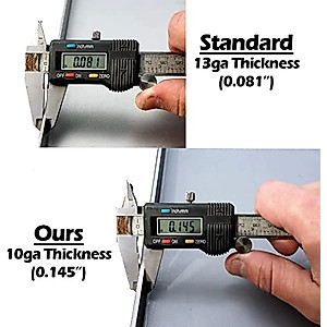 Pellet Pro Smoke Daddy OEM Heavy Duty 10 Gauge Heat Diffuser for Pit BOSS Grills Smokers - Modified for Pit Boss