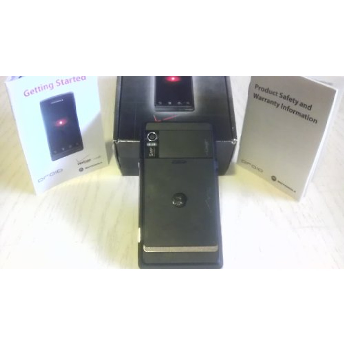 Motorola Droid A855 CDMA (Black) QWERTY Android Touch-Screen Smart Phone