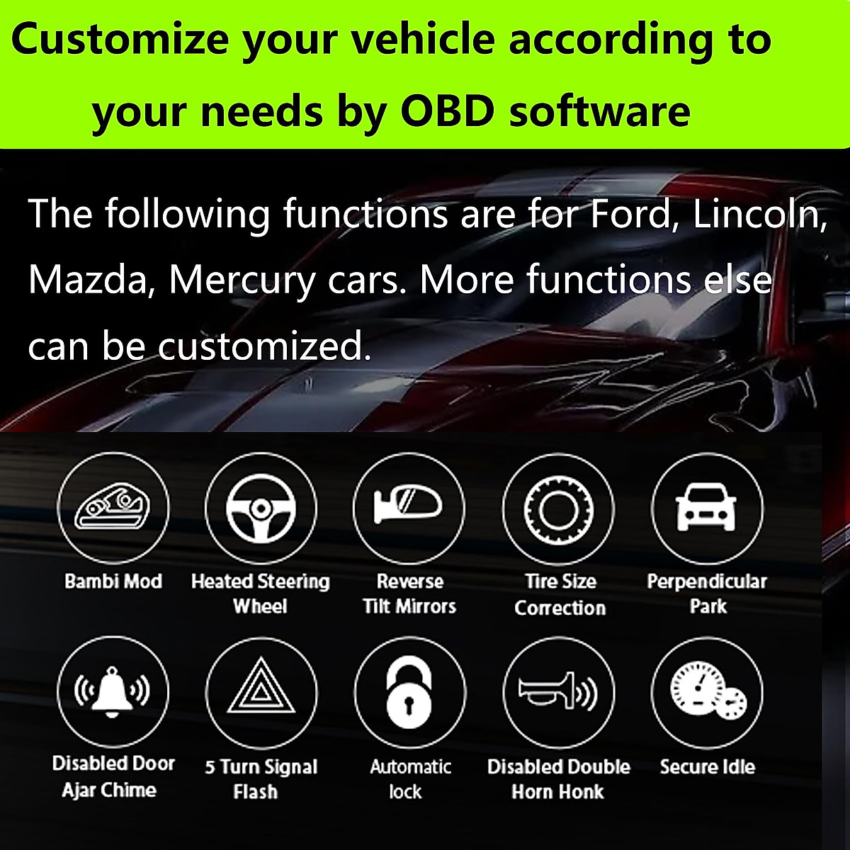 ELMconfig OBD2 to USB Cable ELM327 OBD2 Scanner Code Reader Diagnostic Tool Live Data USB to OBD2 Adapter OBD2 Adapter for Ford F150 OBDii ELM 327 OBD Interface for Laptop PC Windows