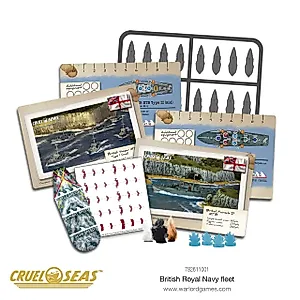 Cruel Seas Warlord British Royal Fleet 1:300 WWII Naval Military Wargaming Plastic Model Kit 782611001