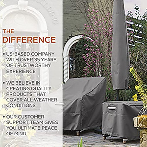 Classic Accessories Ravenna Water-Resistant 26 Inch Patio Bar Chair & Stool Cover, 4 Pack, Outdoor Patio Chair Covers