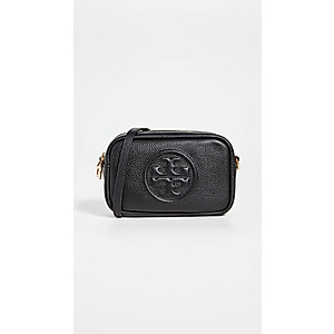 Tory Burch Women's Perry Bombe Mini Bag, Black, One Size