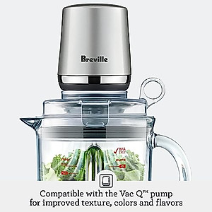 Breville BBL820SHY the Q Countertop Blender, Smoked Hickory