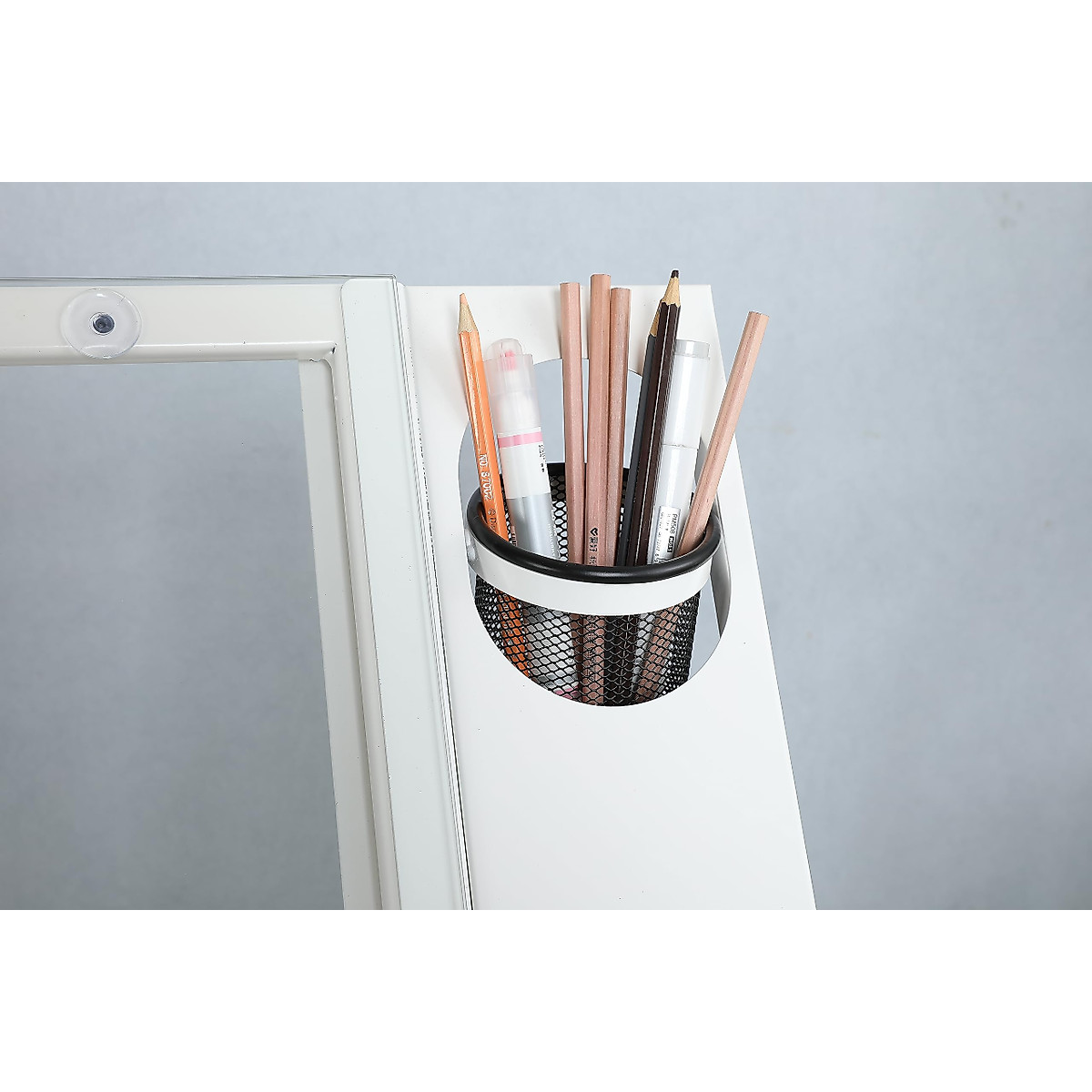 Landpink Glass Drafting Table Art Desk – Adjustable Professhional Artwork Drawing Drafting Table Desk, Glass-Topped Art Table for Craft Station Studio Home Office School w/Drawers/Chair (White)