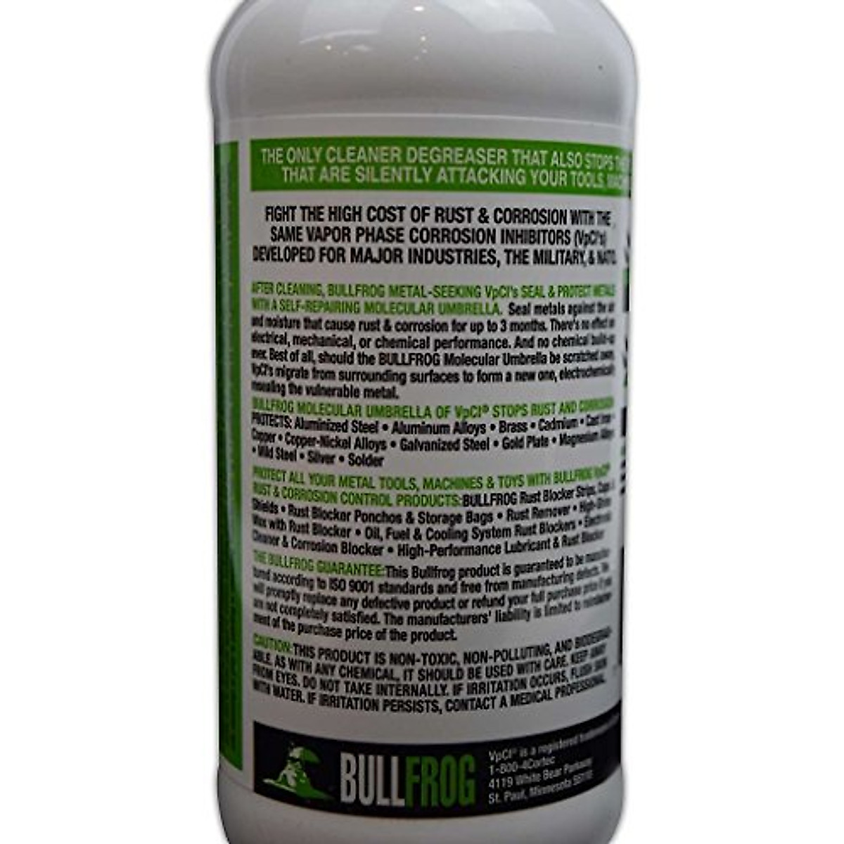 Bull Frog 98126 High Shine Wax and Rust Blocker Performance VCI Technology. A one Step Professional was That Will add Years to The Finish of Your Vehicle or Boat.