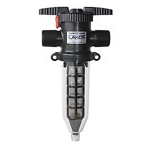 1-1/2" TwistIIClean Inline Water Filter (Black - 140 mesh/105 micron)
