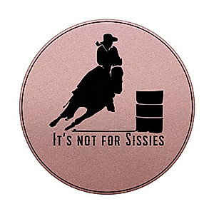 Barrel Racing Horse Stuff Design on Rose Pink Background PopSockets PopGrip: Swappable Grip for Phones & Tablets