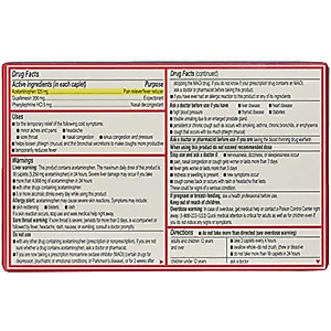 Tylenol Cold + Head Congestion Severe, 24 Caplets (Pack of 2)