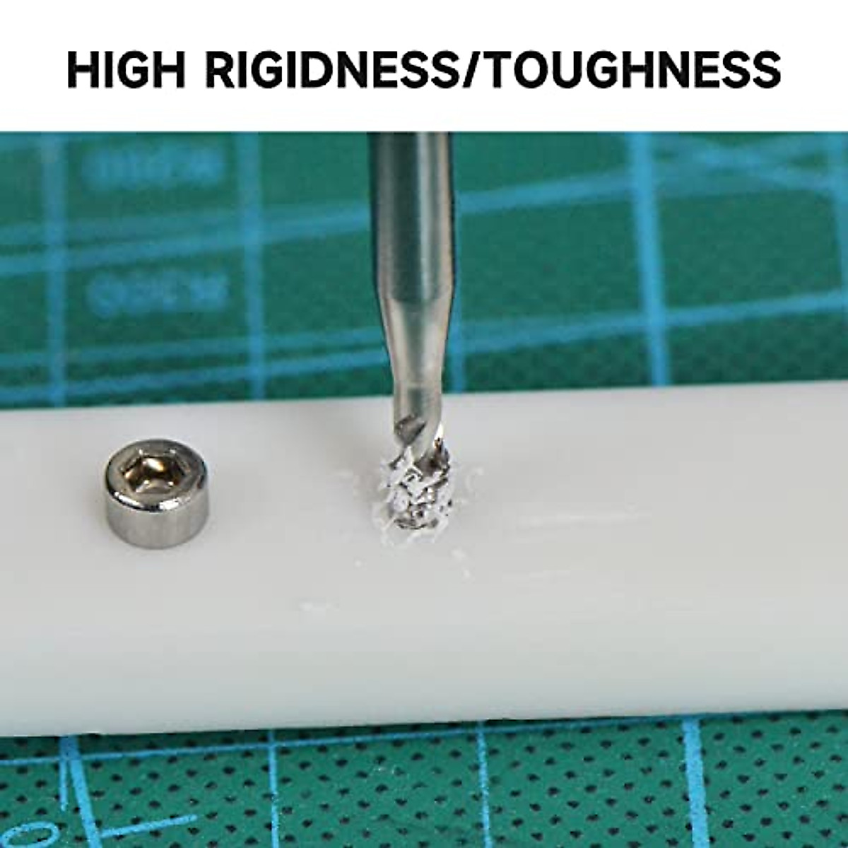 GratKit Upgraded ABS-Like 3D Printer Resin, High Toughness 405nm UV Curing Resin, Scratch Resistant and Compatible with SLA, LCD and DLP Printers for Industrial Parts Printing - 1000g, White