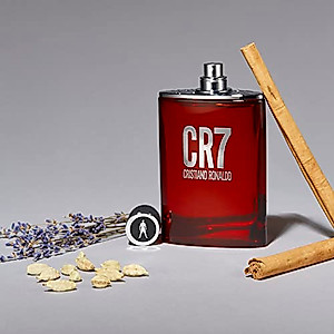 CR7 Cristiano Ronaldo - Eau De Toilette Cologne Scent for Men - Woody, Musky Scent with Lavender, Cardamom, Tobacco, and Cedar - From Cristiano Ronaldo’s Original Men’s Fragrance Collection - 3.4 oz