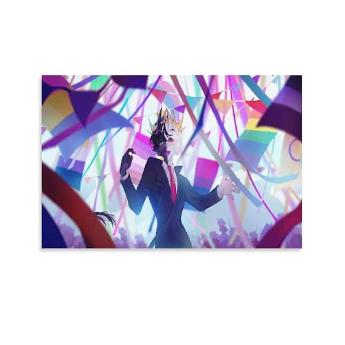 KNUEDESM Anime Poster Dream SMP Ranboo Canvas Poster Bedroom Decor Canvas Wall Art Prints for Wall Decor Room Decor Bedroom Decor Gifts 16x24inch(40x60cm) Unframe-style