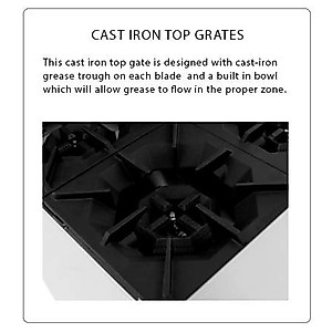 ATOSA AGR-6B 36" Gas Range (6 Burner Model) for Commercial Restaurant Professional Grade