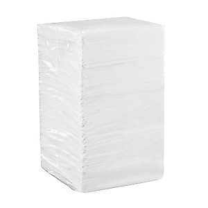 Georgia Pacific 96019 Beverage Napkins, Single-Ply, 9 1/2 X 9 1/2, White, 4000/Carton