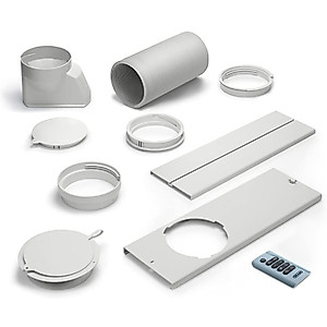 De'Longhi PACEX390UVcare-6AL WH PAC Portable Air Conditioner, Dehumidifier, Fan & UV-Carelight, 14000 BTU + UV CARE, White (Renewed)