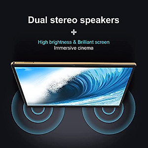YESTEL Tablet 10" Android 11 Ultra-Strong Tablets Octa-Core Processor | 4GB RAM 64GB ROM(Up to 256GB) | IPS HD Display | Dual Camera(5.0MP+8.0MP) | Google GMS | Wi-Fi Bluetooth GPS - Gold