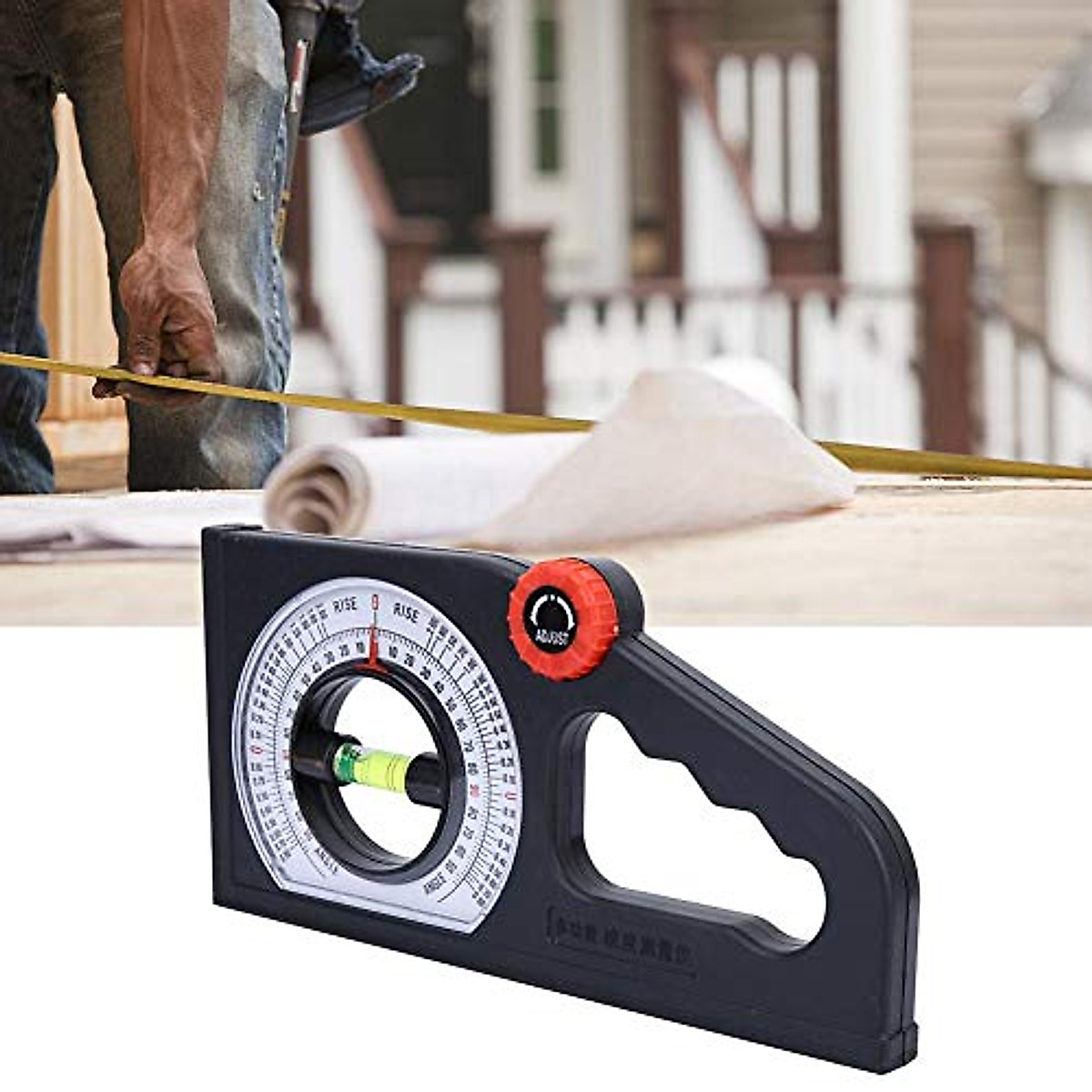 Level Slope Angle Gauge, Digital Level Engineering Slope Level Meter Angle Slope Measuring Tool(Without magnetic)