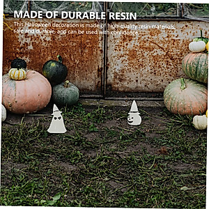 IWOWHERO 10pcs Luminous Ornaments Tabletop Decor Mini Figurine Mini Resin Figurines Ornaments for Crafts Miniature Halloween Figurines Halloween Gag Toys Resin Pumpkin Decor Party Supplies