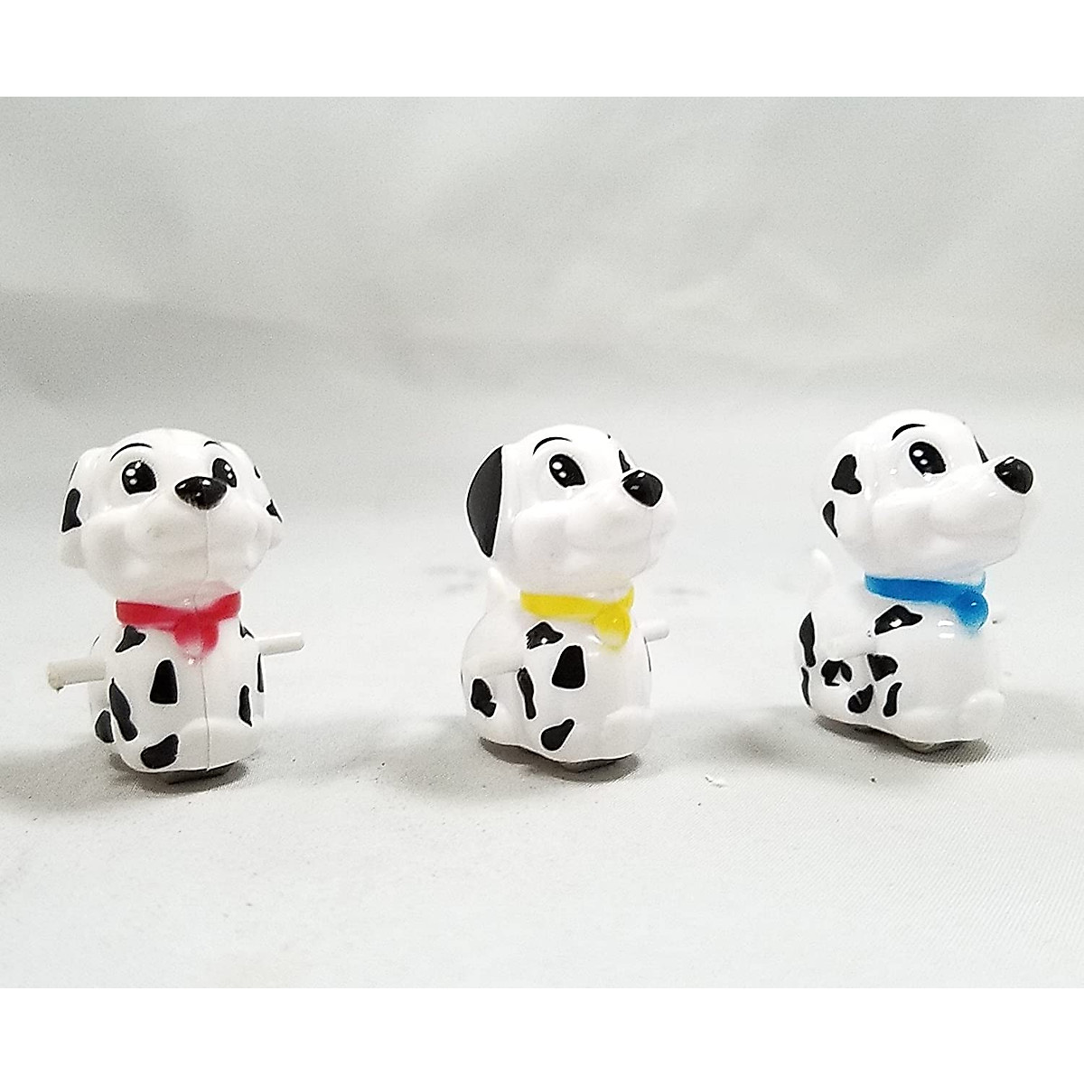 Haktoys Replacement or Additional Parts, Dalmatian Dog Figurines – for The Spotty Dog Slide Toy Race Track Set (Pack of 3)