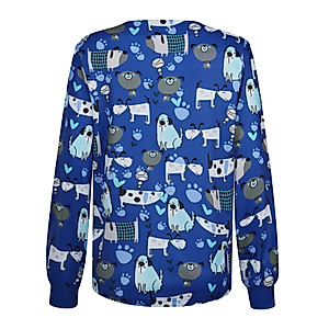 OIOLOYJM Scrub Vest For Women For Nurses Gray Jacket Womens Scrub Jacket Halloween Scrub Jacket Pink Lab Coat Fall Scrub Tops Women Womens Lab Coat Holiday Scrub Tops For Women Scrub Jackets For