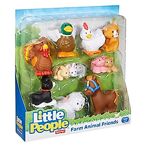 Fisher-Price Little People Farm Animal Friends with Baby Bunnies & Piglets