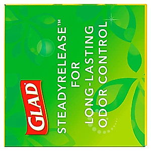 GLAD ForceFlex Tall Drawstring Trash Bags, 13 Gallon White Trash Bags for Tall Kitchen Trash Can, Gain Original Scent to Eliminate Odors, 40 Count