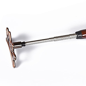 ISPIRITO Billiard Bridge Retractable Pool Stick with Removable Bridge Head Portable Design Screw on Bridge Head Pool Cue Accessory