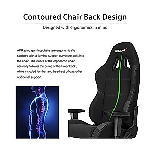 AKRacing Core Series EX Gaming Chair, adjustable, Metal, Black