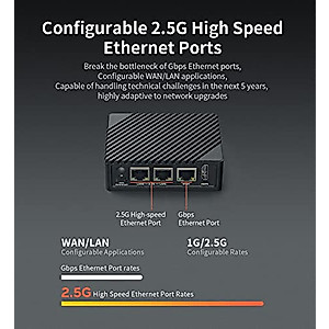 youyeetoo NanoPi R5S Mini Router with Metal Case,2GB LPDDR4 8GB EMMC, RK3568 Development Board 0.8TOPS NPU Support Docker Three Ethernet Ports USB3.0 HDMI Support M.2 NVMe PD Power (Power Bundle)