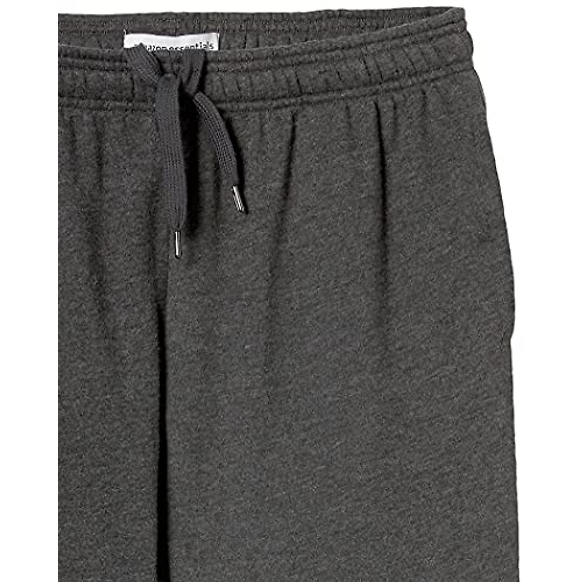 Amazon Essentials Men's Fleece Open Bottom Sweatpant (Available in Big & Tall), Charcoal Heather, Large