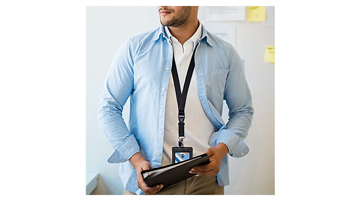 Wisdompro Office Lanyard Pack – Durable 23-inch Neck Straps for Keys & IDs