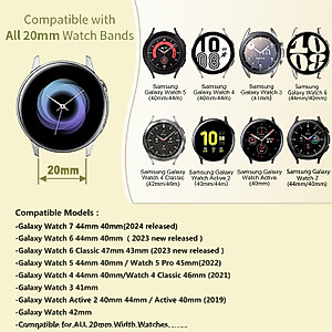 Minggo Band Compatible with Samsung Galaxy Watch Active/Active2 40mm/44mm,Silicone Sports Wristband Replacement Compatible for Galaxy Watch 42mm/Gear S2 Classic/Gear Sport Smart Watch (Orange)