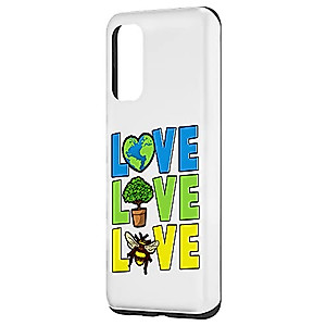 Galaxy S20 Earth Love Trees And Nature Love Bees Earth Science Case