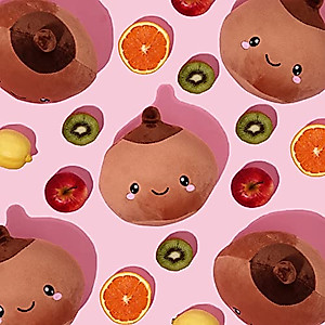 nerdbugs Breast Plush - The Breast is Yet to Come! (Brown/Tan) Breast Cancer Awareness/Breast Cancer Survivor Gift/New Mom Gift/Pregnancy Gift