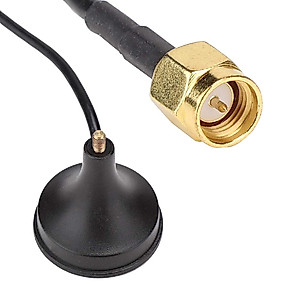 LTE Outdoor Antenna SMA Male 4G/3G 18dBi High Gain Magnetic GSM Outdoor Sucker Antenna 700-2700MHz 36cm High