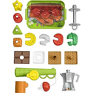 Fisher-Price Laugh & Learn Baby To Toddler Toy 3-In-1 On-The-Go Camper Walker & Activity Center With Smart Stages For Ages 9+ Months
