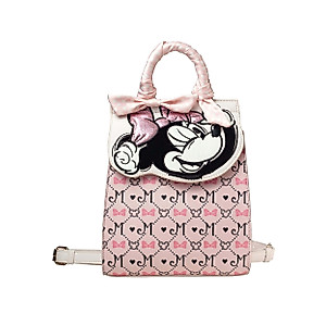 Danielle Nicole Minnie Mouse Monogram Backpack Standard, Pink