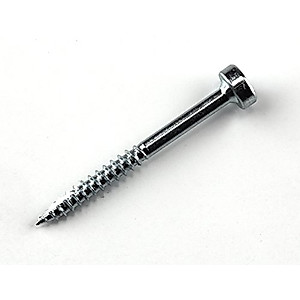 Kreg SPS-F150-100 Zinc Pocket Screws, 1-1/2 Inch #6 Fine Thread, Pan Head (100 Count)