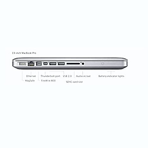 Apple MacBook Pro 13 inches MC700LL/A (4GB RAM, 320GB HD, macOS 10.13) - 1 Pack (Renewed)