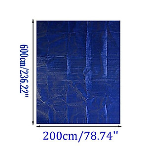 Pools Garden Family Pool Cover Rectangle Paddling Swimming Outdoor for Swimming Swimming Pool Life Ring (Blue, One Size)