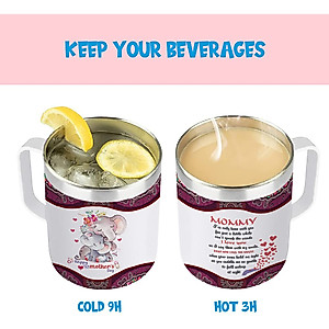 Viberty First Mothers Day Giftss - 1st Mothers Day Coffee Mug Tumbler 14 oz - New Mom Gifts 2024 - Mothers Day Gifts for Mom, Gifts for First Time Moms To Be, New Mother Gifts Ideas, Pregnancy Gifts