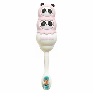 Children's Soft Bristles Toothbrush with Cute Panda Handle, Designed for Delicate Teeth & Gums for Children 2 Years & Up, Manual Toothbrushes Training Toothbrush for Toddler Oral Care
