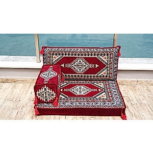 Arabic Living Room, Moroccan Home Decor, Floor Cushion, Arabic Floor Couch, Turkish Floor Sofa, Ethnic Sofa, Arabic Sofa Seating