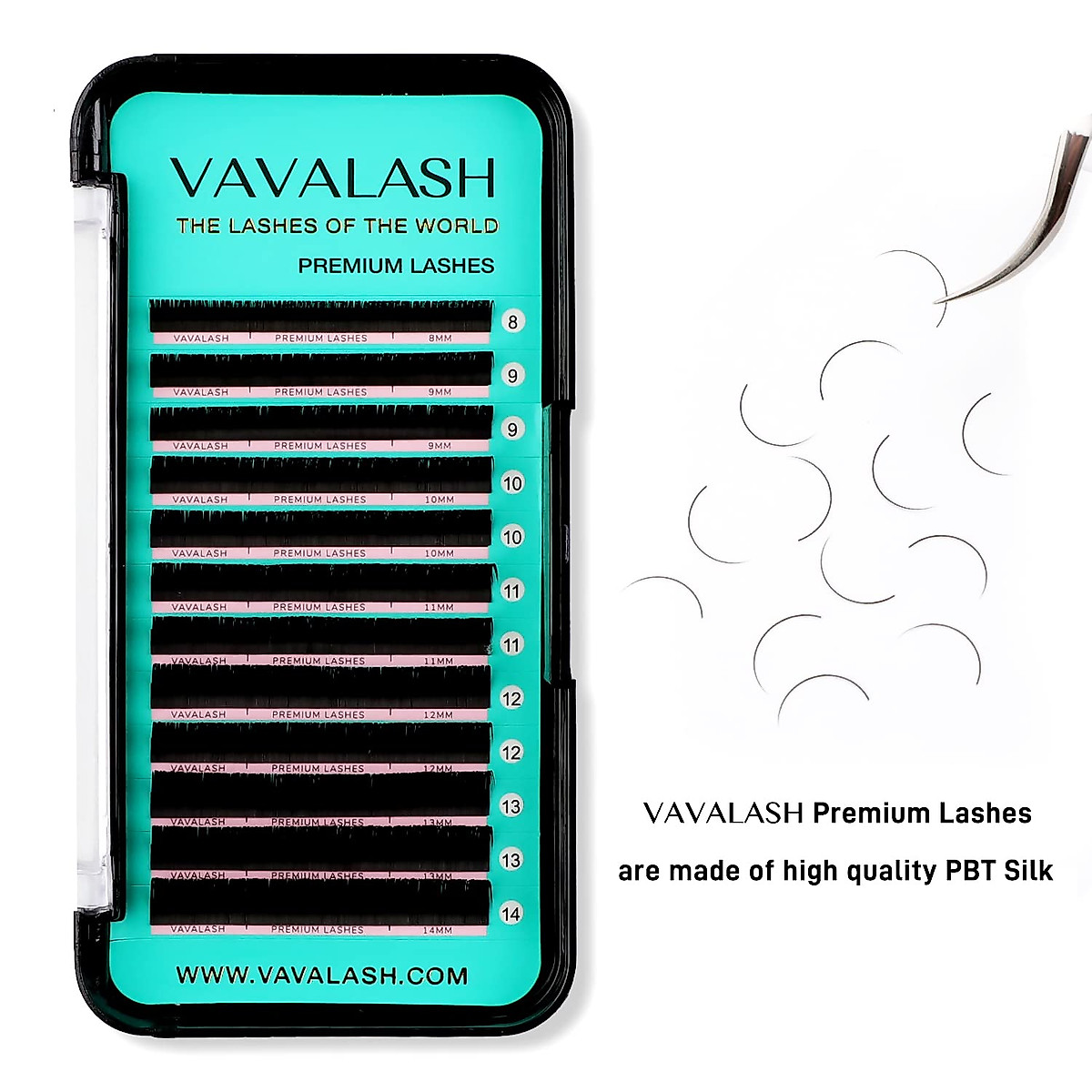 Eyelash Extensions 0.05 C Curl 13mm Lash Extensions Supplies Individual Lashes Premium Silk Volume & Classic Lash Soft Matte Dark Professional Eyelashes Extension (0.05-C-13mm)