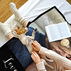 Lcyawer Custom Blankets with Photos, Personalized Picture Blanket Using My Own Photos, Gifts for Boyfriend, Girlfriend, Mothers Day, Mom, Dad, Family, Friends, Couples, I Love You Birthday Gifts