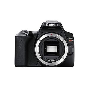 CANON EOS Rebel SL3 DSLR Camera, Built-in Wi-Fi, Dual Pixel CMOS AF and 3.0 inch Vari-Angle Touch Screen, Body, Black