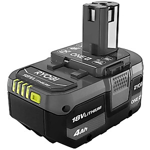 RYOBI P737D 18-Volt ONE+ Cordless High Pressure Inflator + 4.0 Ah High Capacity Lithium-Ion Battery & Charger,